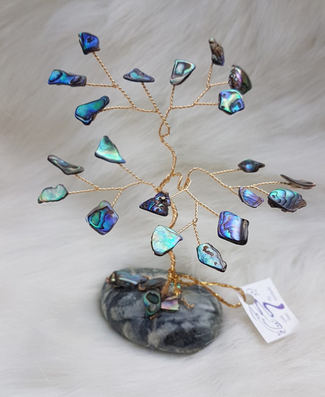Mini Paua Shell GemTree