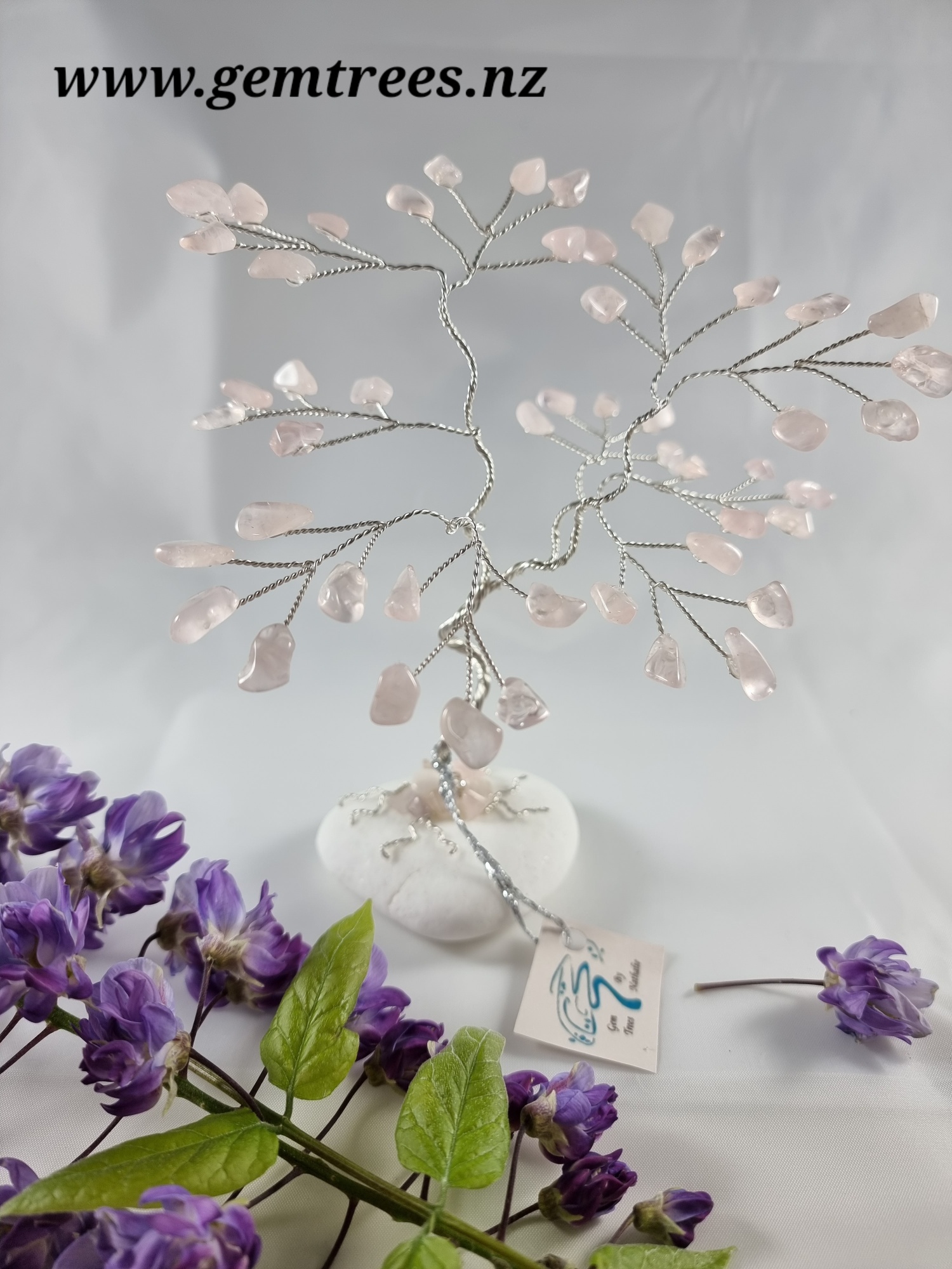 Medium Rose Quartz GemTree