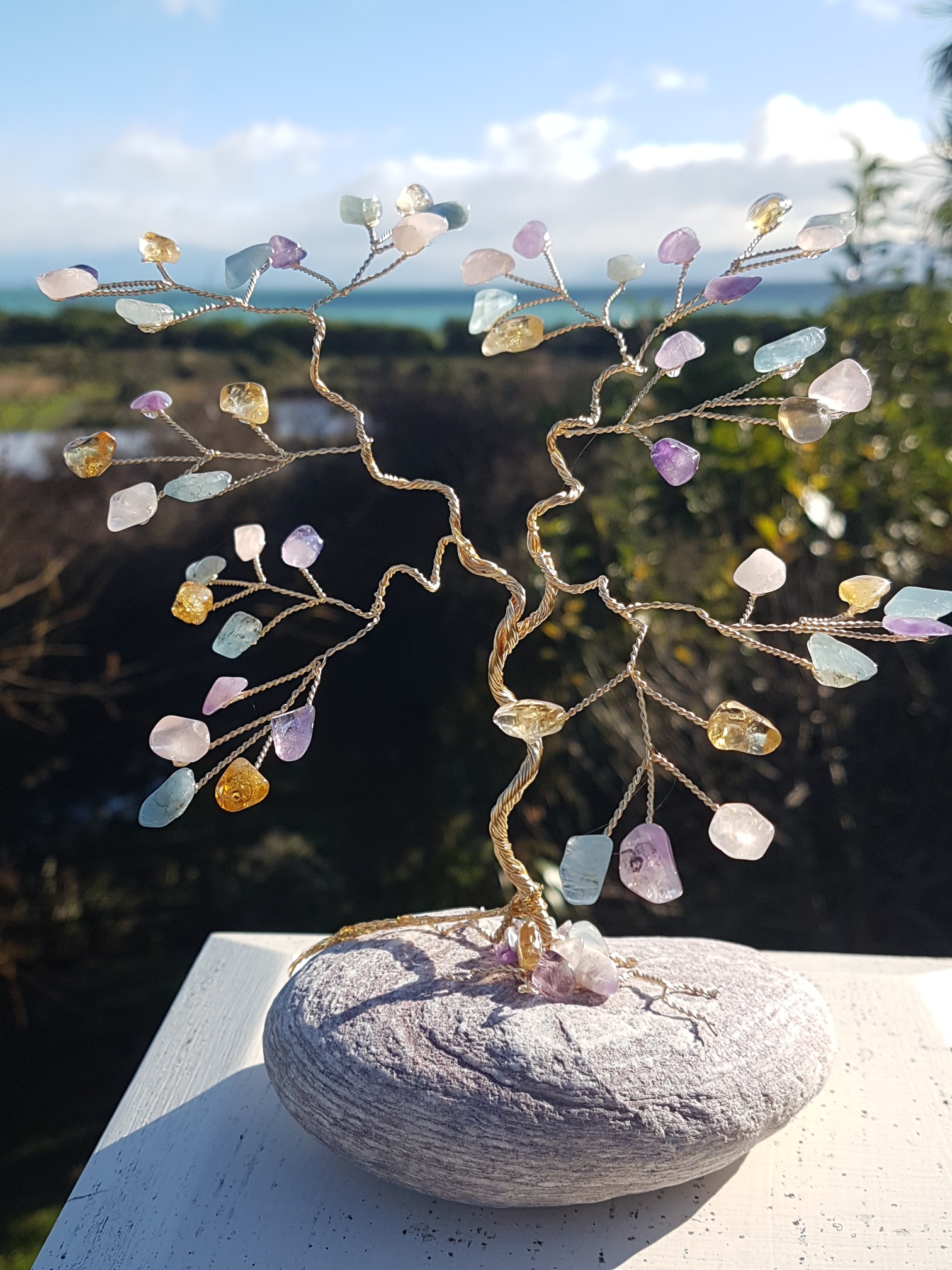 Family Gemtrees custom made with the families birthstones.